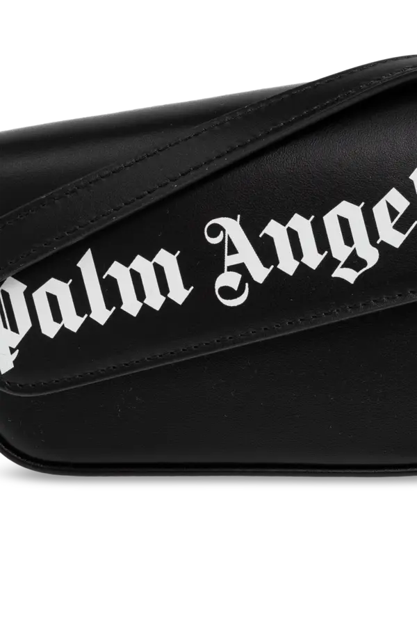 Palm Angels Leather 'crash' Shoulder Bag