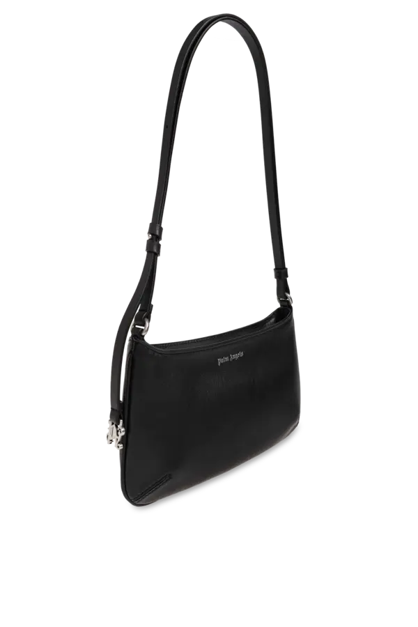 Palm Angels Giorgina Leather Shoulder Bag - Black