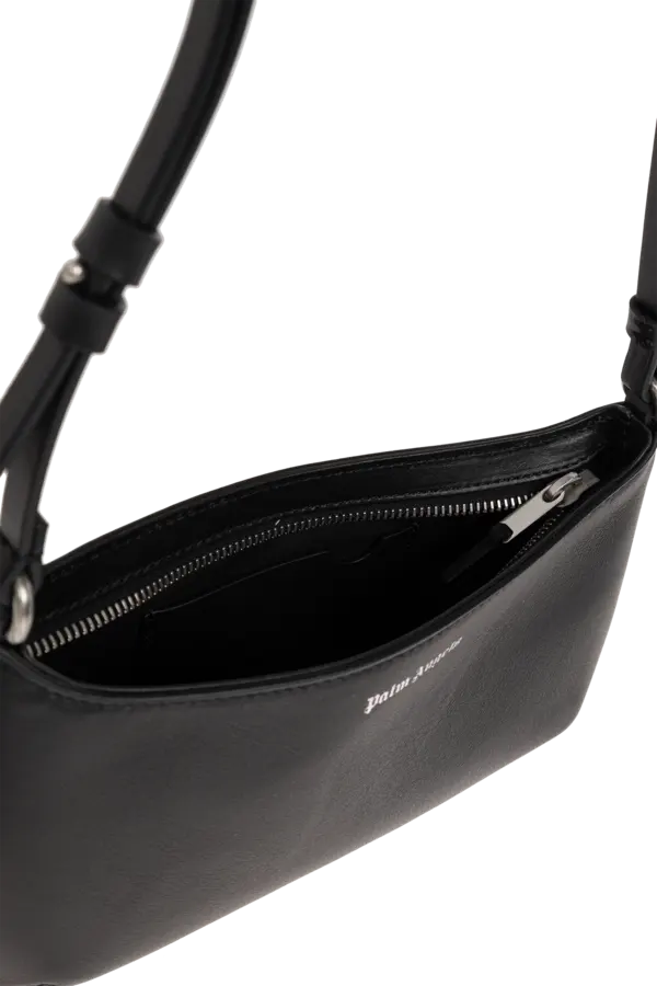 Palm Angels Giorgina Leather Shoulder Bag - Black
