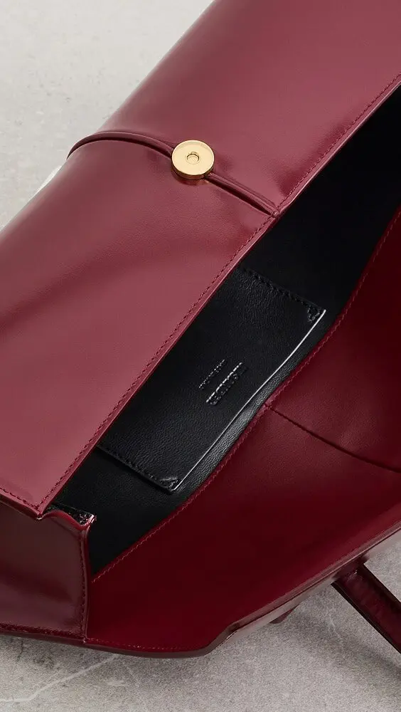 JIL SANDER Linea Shoulder Bag - Cherry