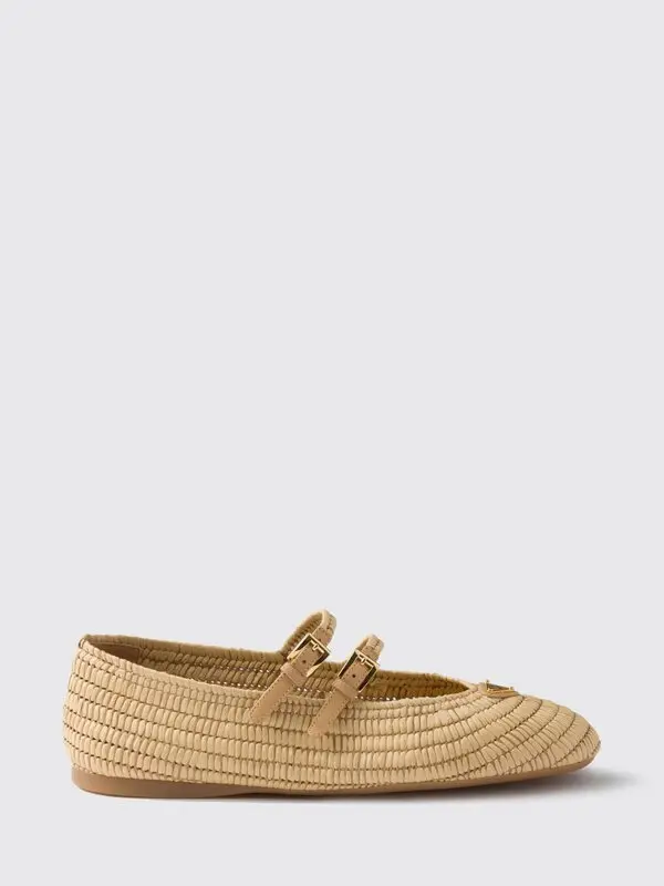 Prada Ballet Flat Natural