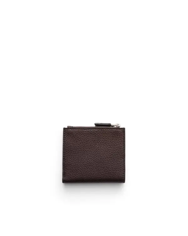Prada Small Leather Wallet - Brown