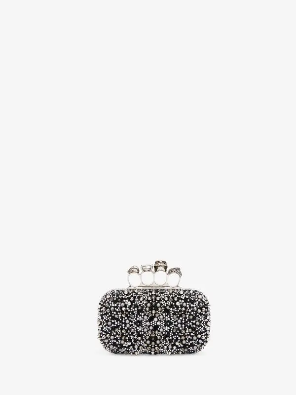 Alexander McQueen Knuckle Clutch - Black
