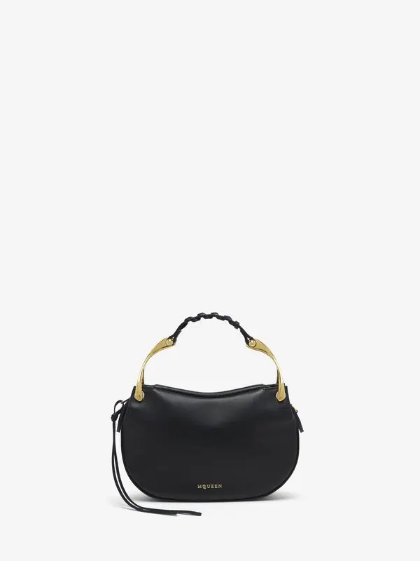 Alexander McQueen Wishbone Mini Bag - Black