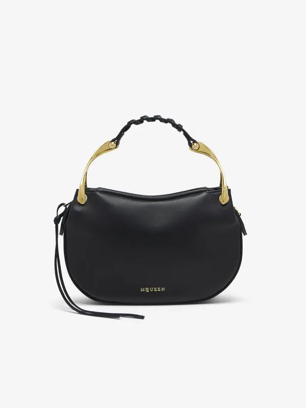 Alexander McQueen Wishbone Mini Bag - Black
