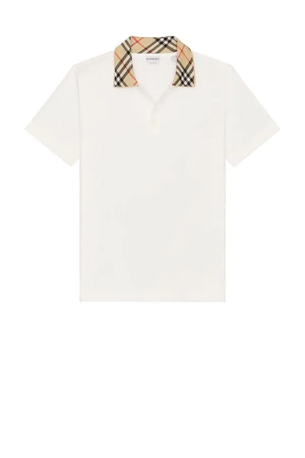 Burberry Evan Polo - Chalk