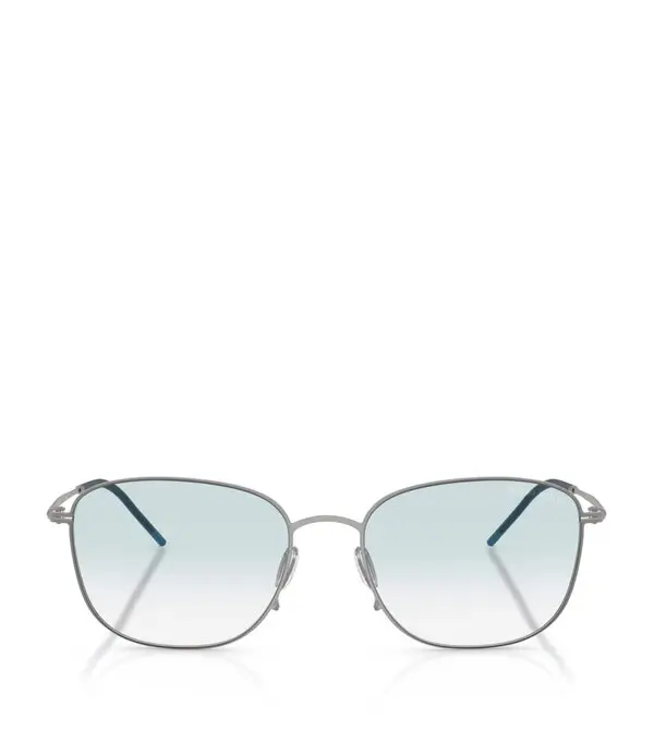Giorgio Armani Metal Pillow Sunglasses
