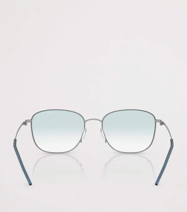 Giorgio Armani Metal Pillow Sunglasses