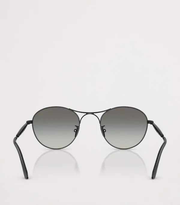 Giorgio Armani Steel Round Sunglasses