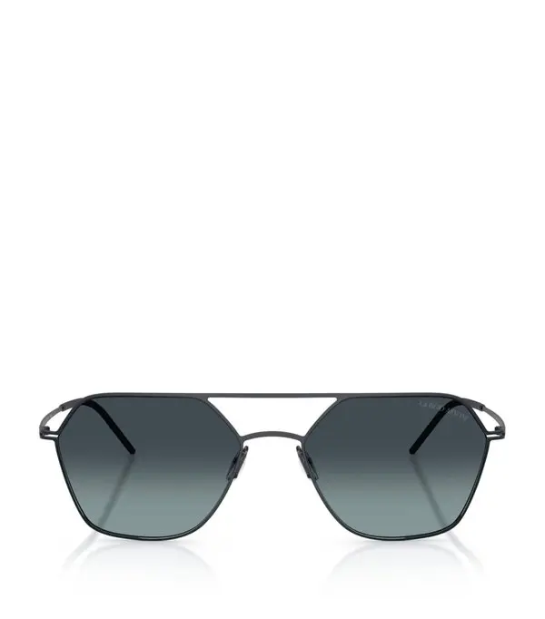 Giorgio Armani Metal Square Sunglasses