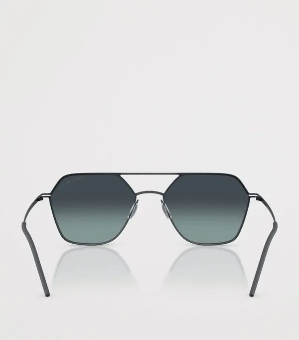Giorgio Armani Metal Square Sunglasses