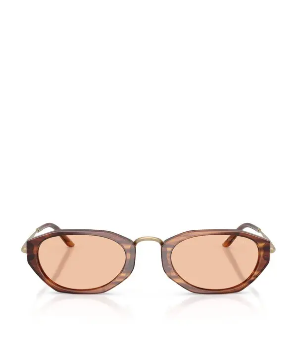 Giorgio Armani Acetate Irregular Sunglasses
