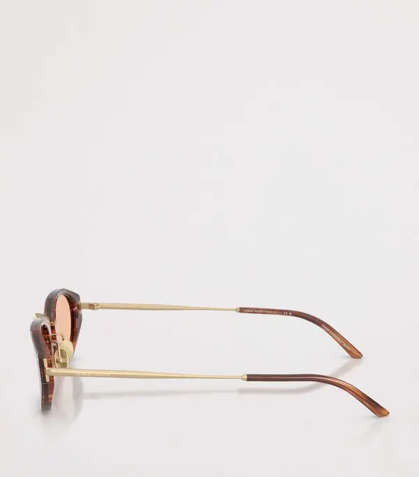 Giorgio Armani Acetate Irregular Sunglasses