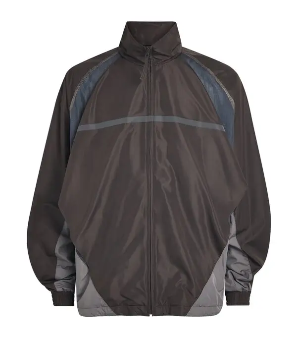 MAISON MARGIELA Contrast Panel Track Jacket - Brown