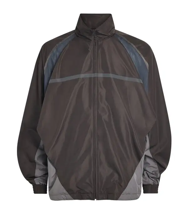 MAISON MARGIELA Contrast Panel Track Jacket - Brown