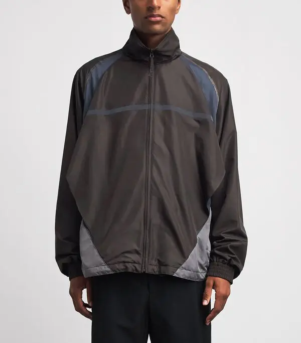 MAISON MARGIELA Contrast Panel Track Jacket - Brown