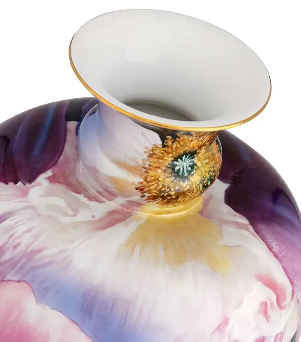 MEISSEN Porcelain Blooming Night Vase