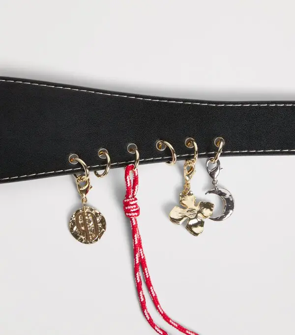 Claudie Pierlot Leather Charm-detail Belt