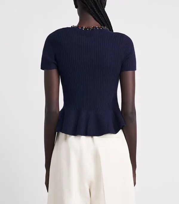 Sandro Wool-blend Embellished Sweater
