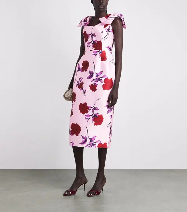 Rebecca Vallance Off-shoulder Melora Midi Dress