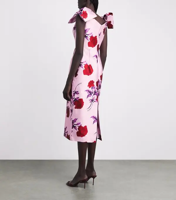 Rebecca Vallance Off-shoulder Melora Midi Dress