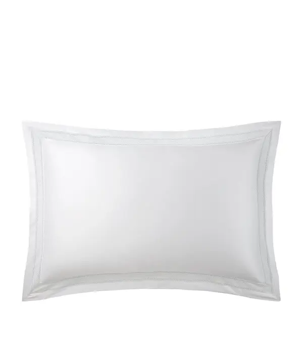 Ralph Lauren Cotton Sateen Alistair Oxford Pillowcase - White