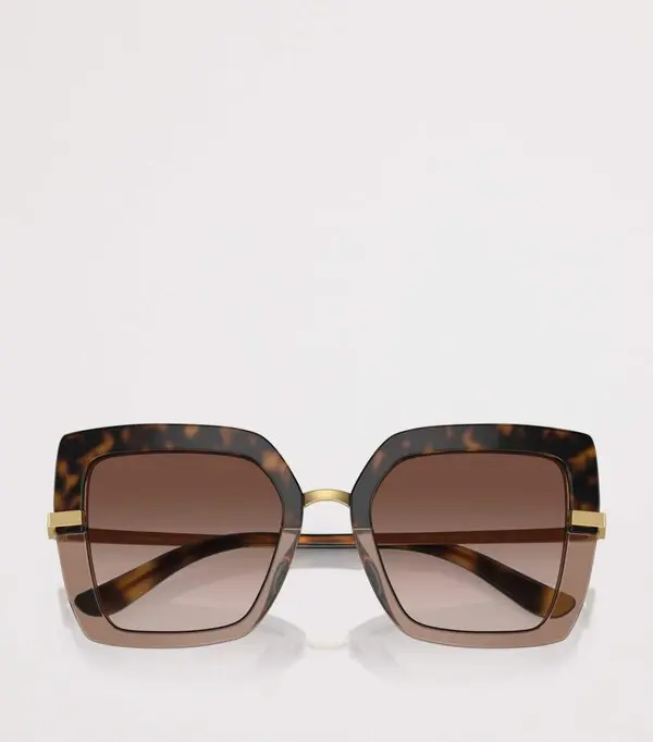 Dolce & Gabbana Tortoiseshell Square Sunglasses