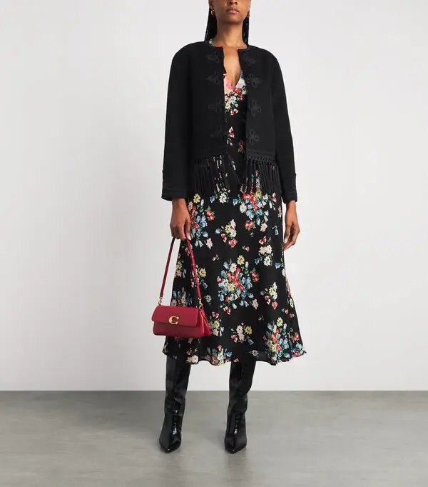 Rixo Inga Fringed Jacket