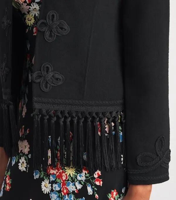 Rixo Inga Fringed Jacket