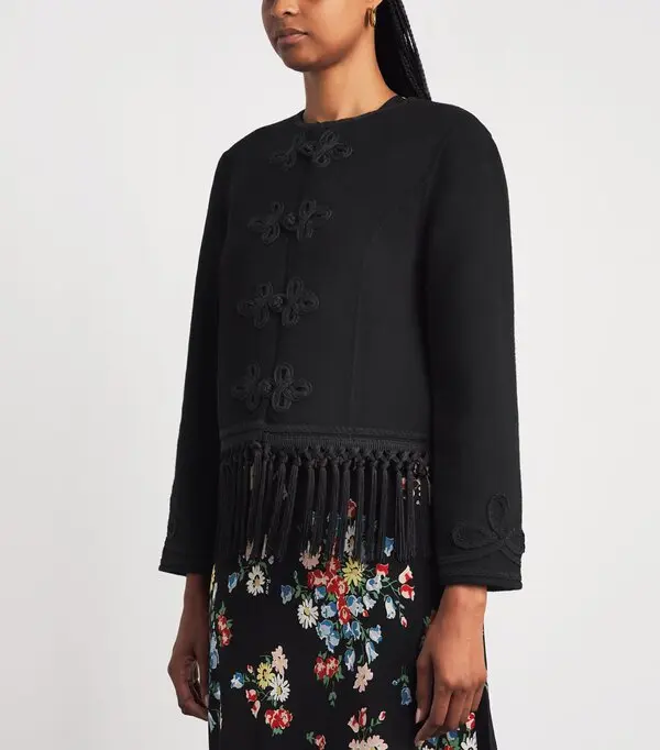 Rixo Inga Fringed Jacket