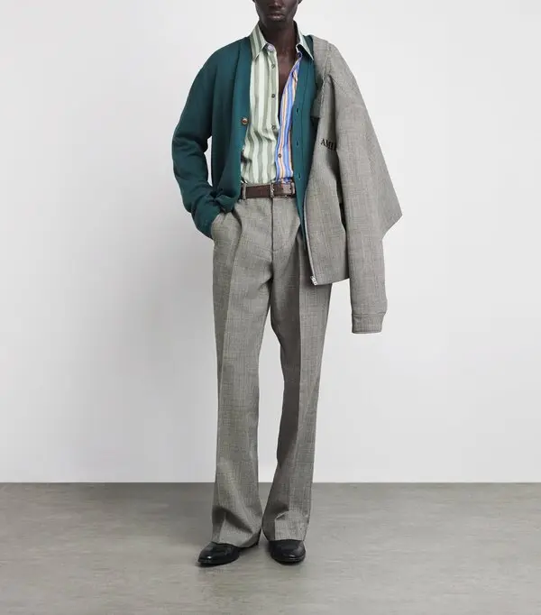 Amiri Houndstooth Bootcut Trousers