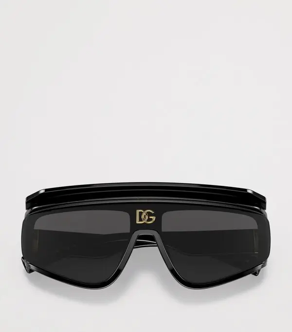 Dolce & Gabbana Nylon Rectangle Sunglasses