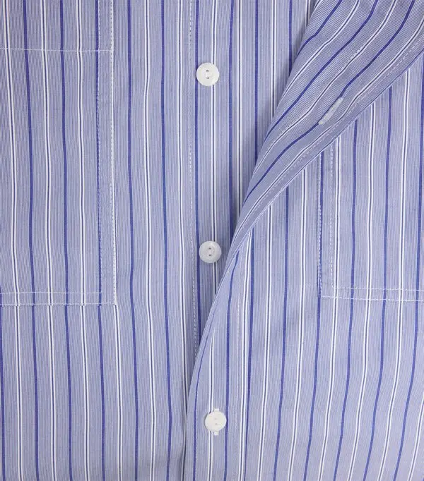 SONG FOR THE MUTE Cotton Pleated Shirt
