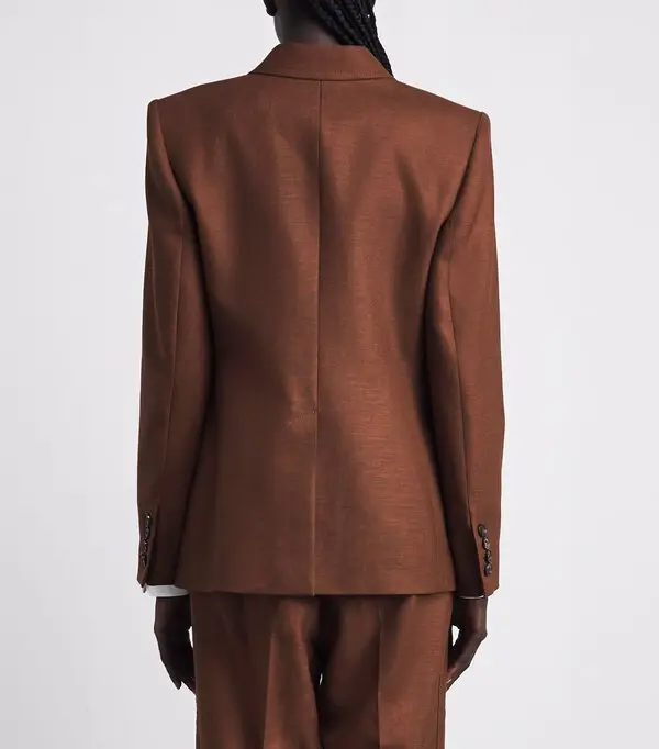 ME+EM Wool-blend Sharp Contour Blazer