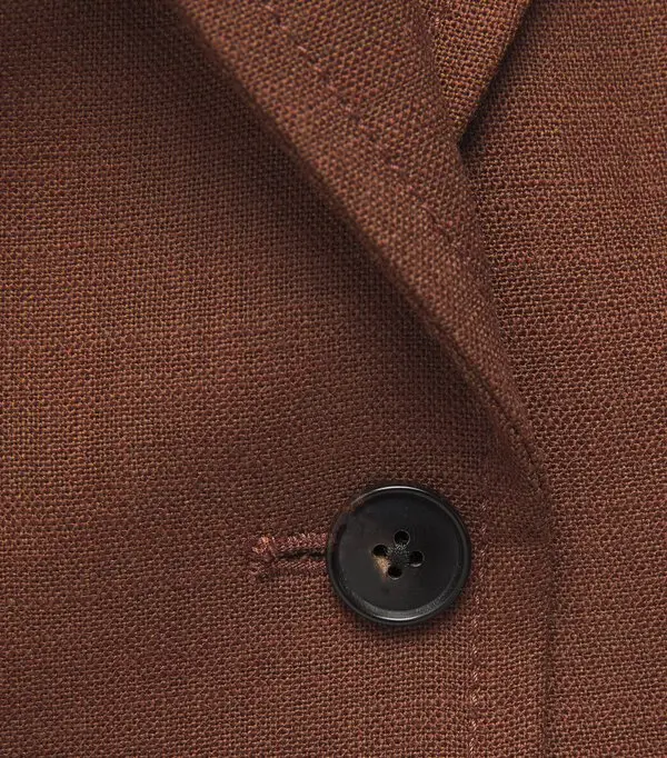 ME+EM Wool-blend Sharp Contour Blazer