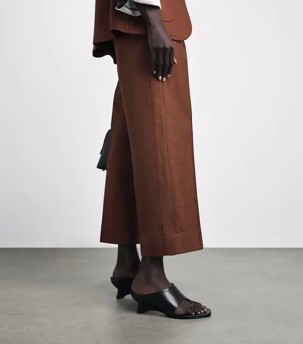 ME+EM Wool-blend Cropped Trousers