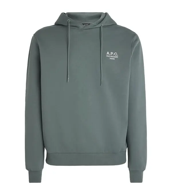 A.p.c. Cotton Rue Madame Logo Hoodie