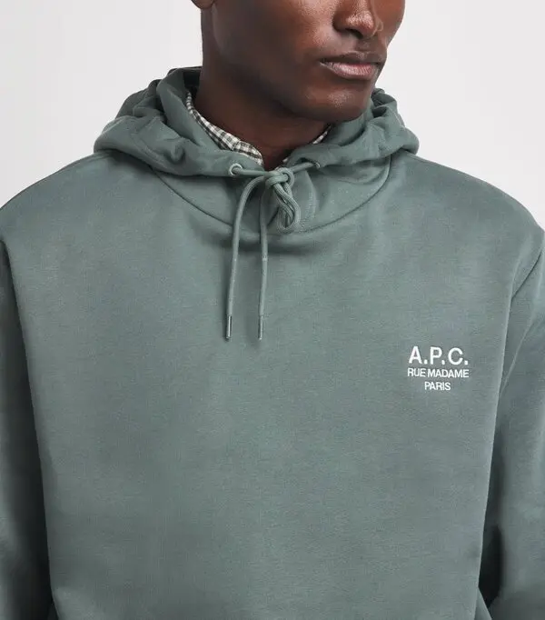 A.p.c. Cotton Rue Madame Logo Hoodie