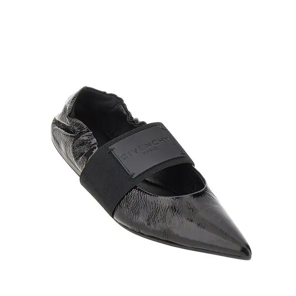 Givenchy Naplack Leather 'crush' Ballet Flats