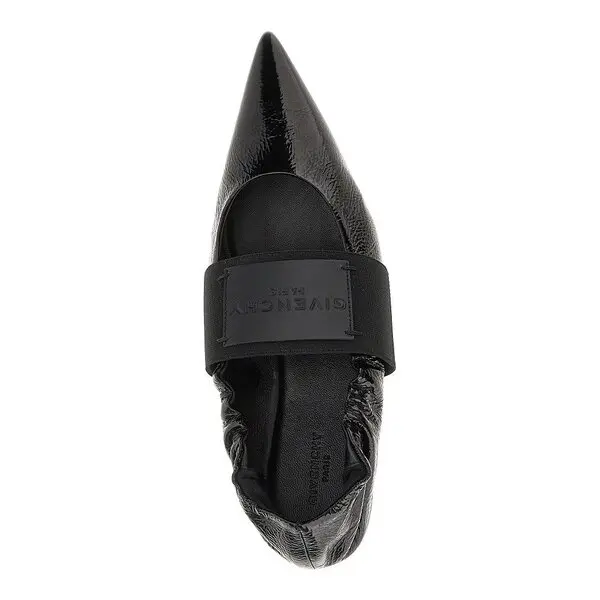 Givenchy Naplack Leather 'crush' Ballet Flats