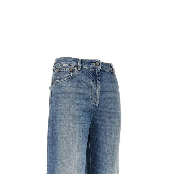 Valentino Garavani Vgold Details Flared Jeans