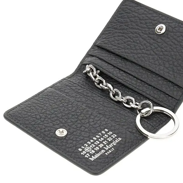 MAISON MARGIELA Leather Cardholder With Key-ring