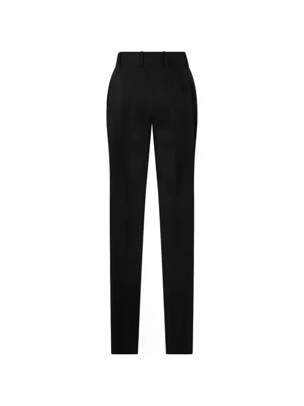 Alberta Ferretti High-waisted Straight-leg Trousers