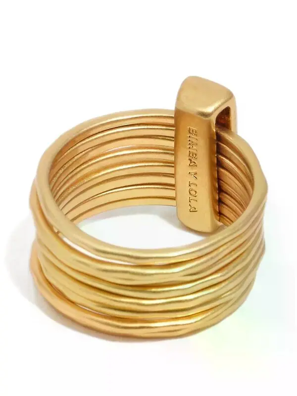 Bimba Y Lola Engraved-logo Ring