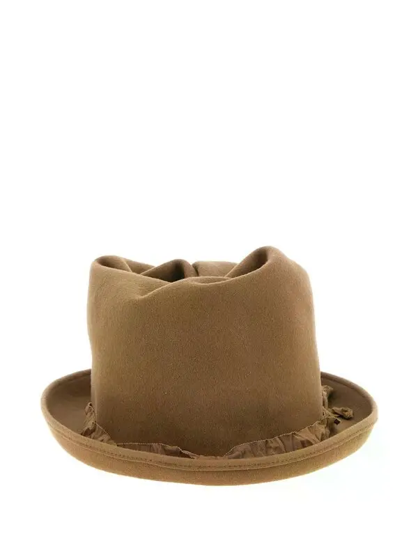 Yohji Yamamoto Asymmetric Crown Hat