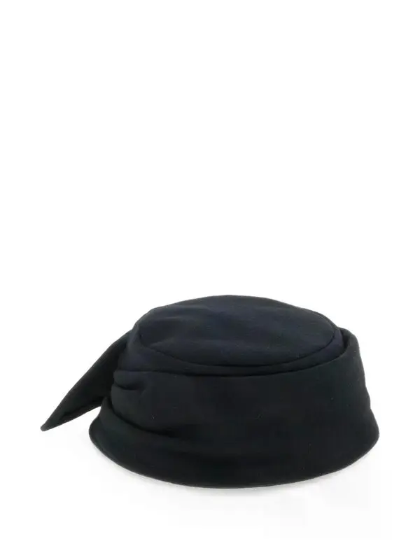 Yohji Yamamoto Asymmetrical Flat-crown Cap