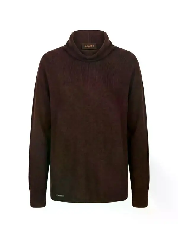 MOORER Roll-neck Raglan-sleeve Sweater