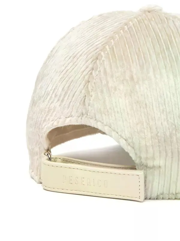 Peserico Corduroy-effect Crystal-embellished Baseball Cap