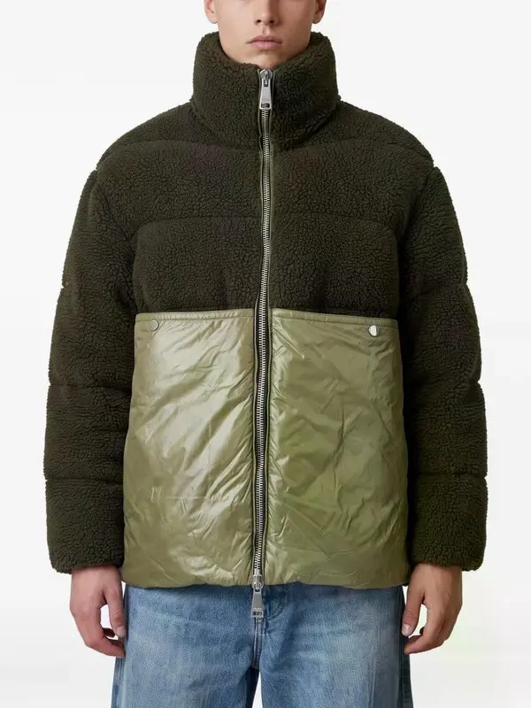 Khrisjoy Fleece-texture Padded Jacket