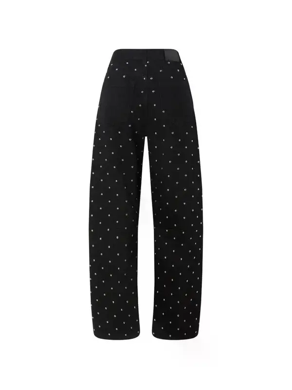 Pinko Crystal Embellished Denim Jeans